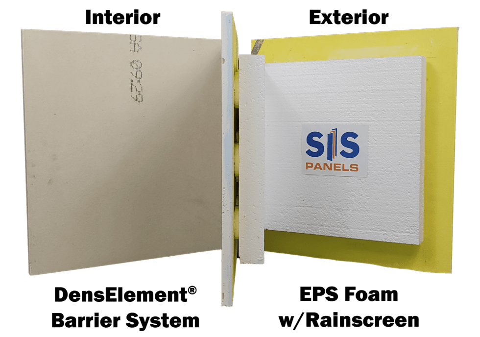 The One-Sided SIS EIFS Panel with DensElement® Barrier System - SIS Panels