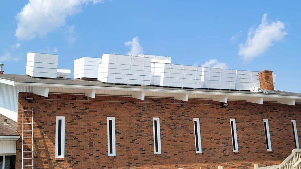 Church Roof Retrofit - SIS Panels